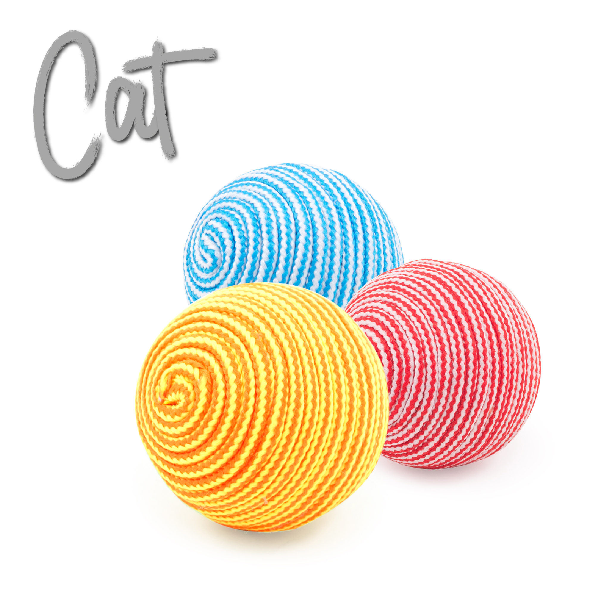 Buy String Balls Cat Toy 3pc pack | Save with Heart Pet Supplies | Free ...
